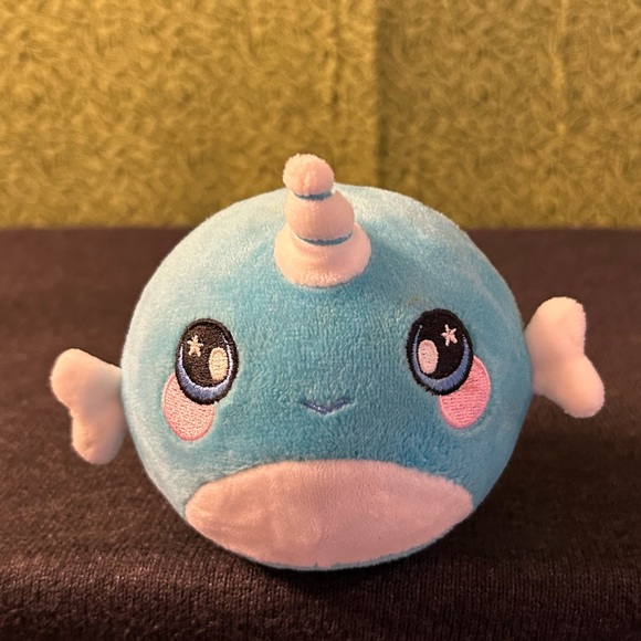 Squishmallows | Toys | Squeezamals Series 2 Nadia Narwhal Blue Squishy ...